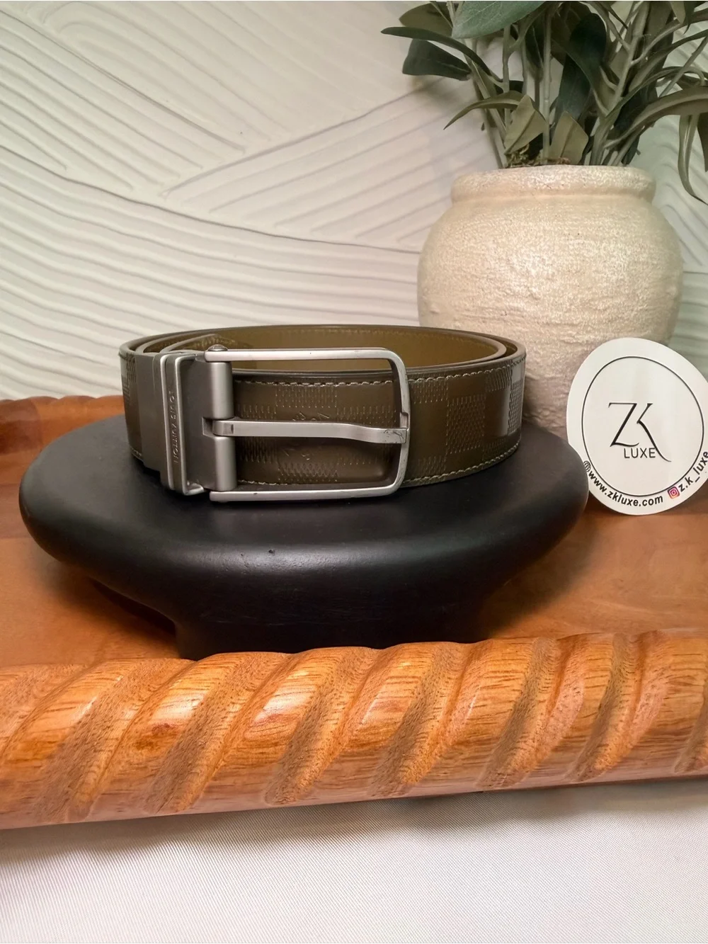 Louis Vuitton | Bags | Louis Vuitton Infini Damier Belt | Poshmark